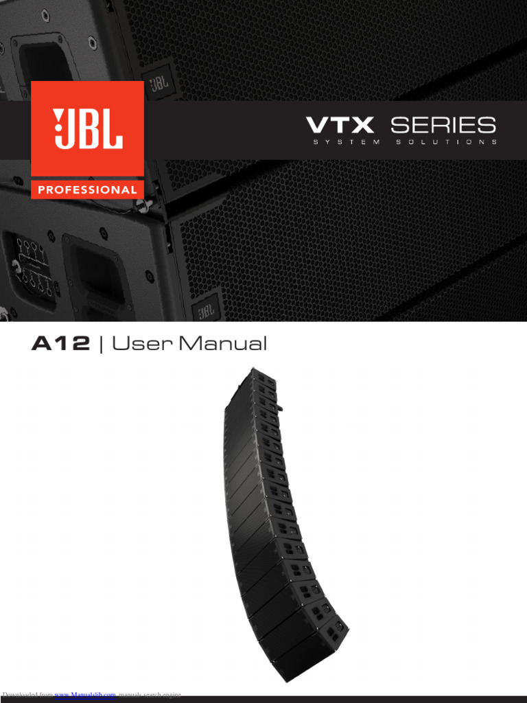 VTX A12 | PDF | Loudspeaker | Amplifier