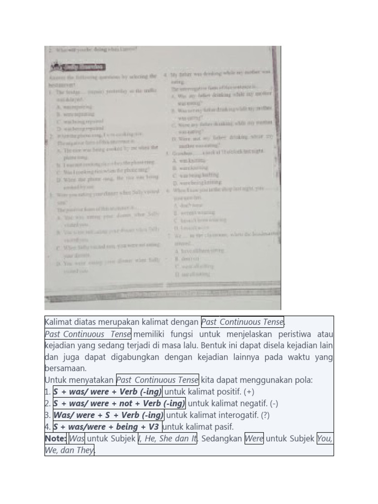 Kalimat Diatas Merupakan Kalimat Dengan | PDF | Language Arts ...