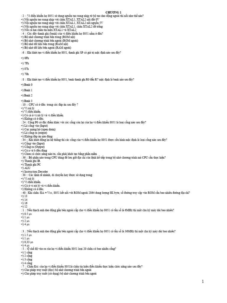 Bai Tap On Tap | PDF