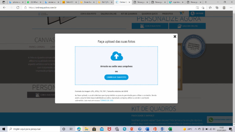 upload de imagem | PDF