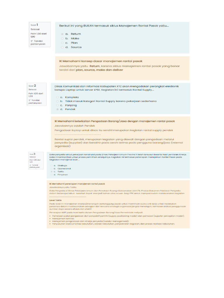 TEST MODUL 1 PBJP LV 1 | PDF