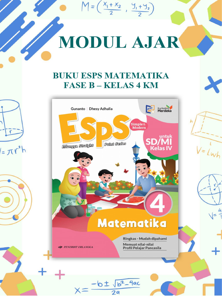 ESPS MATEMATIKA SD_MI KLS.4_KM-MA (Modul Ajar)-Modul Ajar ESPS Matematika Kelas 4 KM | PDF