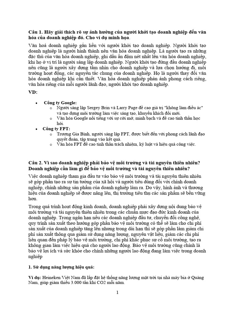 Ôn Tập 2024 Vhdn | PDF