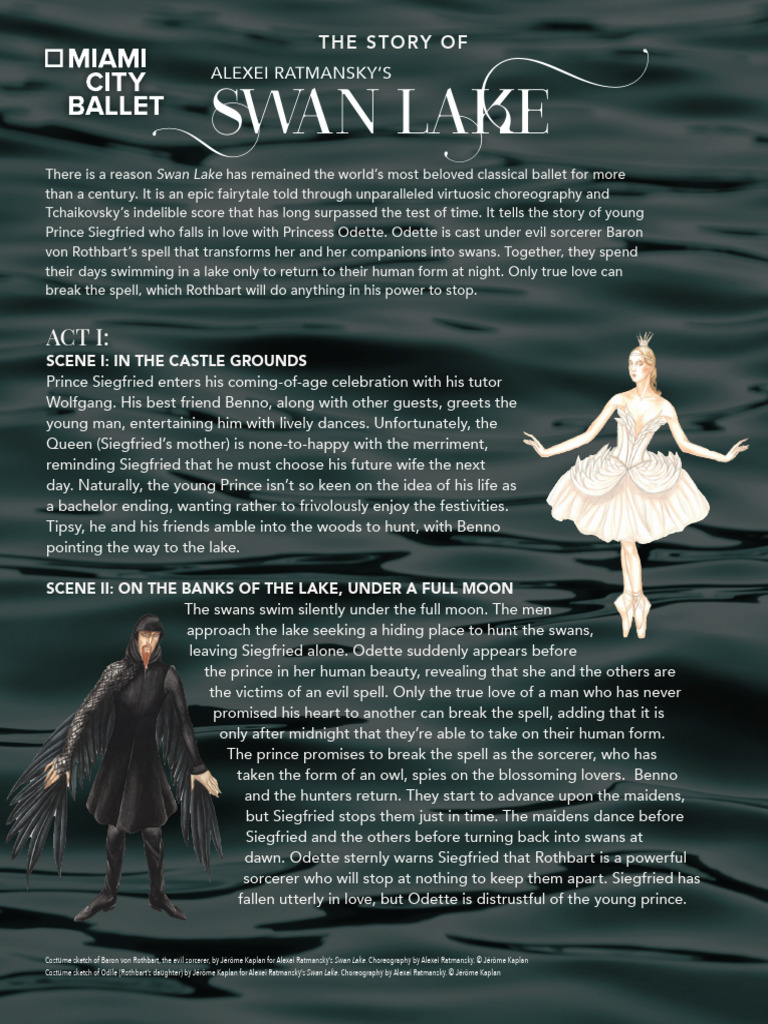 Swan-Lake-Synopsis-V3 | PDF | Ballet