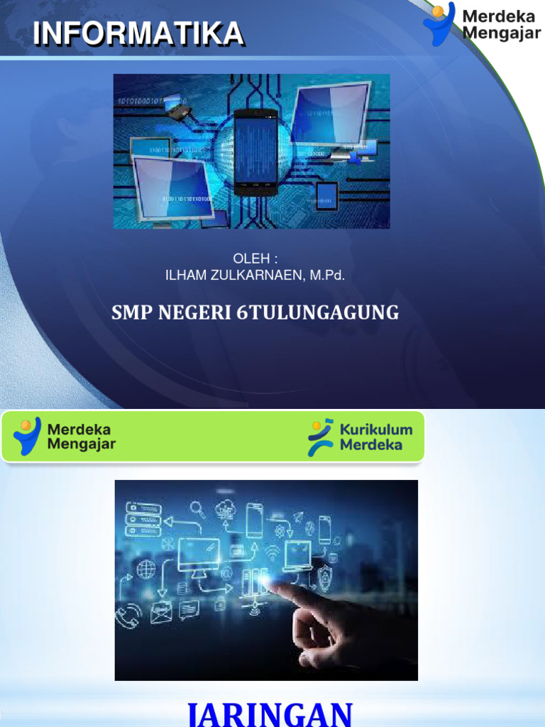 Modul Ajar Informatika - Jaringan Komputer Dan Internet - Fase D | PDF