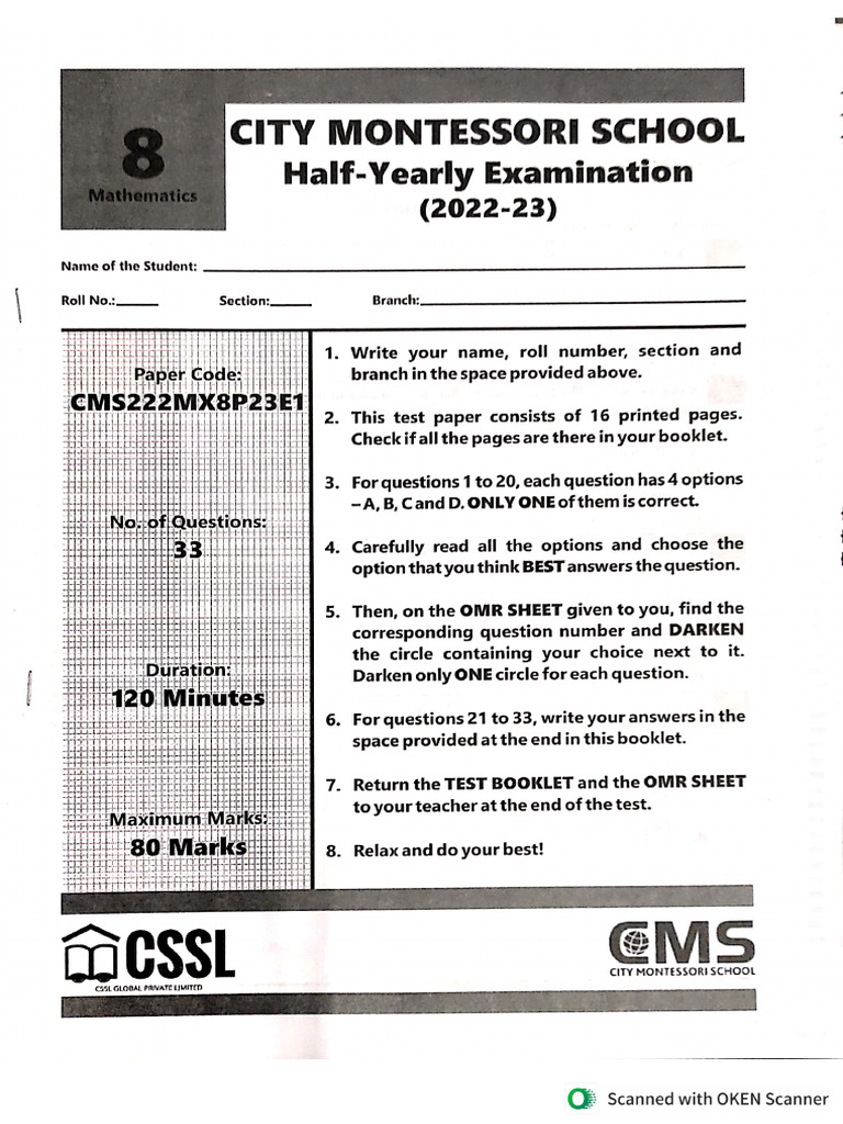 CL 8 Math | PDF