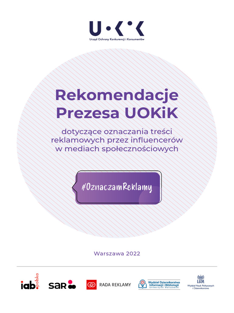 Uokik Rekomendacje Prezesa Uokik Dotyczace Oznaczania Tresci ...