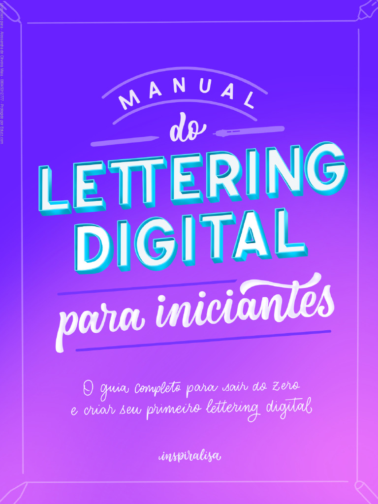 Manual Do Lettering Digital | PDF | Papel | Tempo