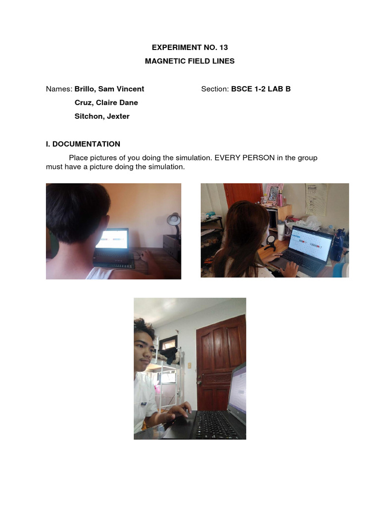 Experiment No. 13 | PDF | Magnetism | Magnetic Field