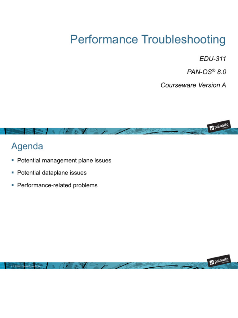 EDU 311 80a MOD 10 Performance Troubleshooting - 10 | PDF | Firewall (Computing) | Transport ...