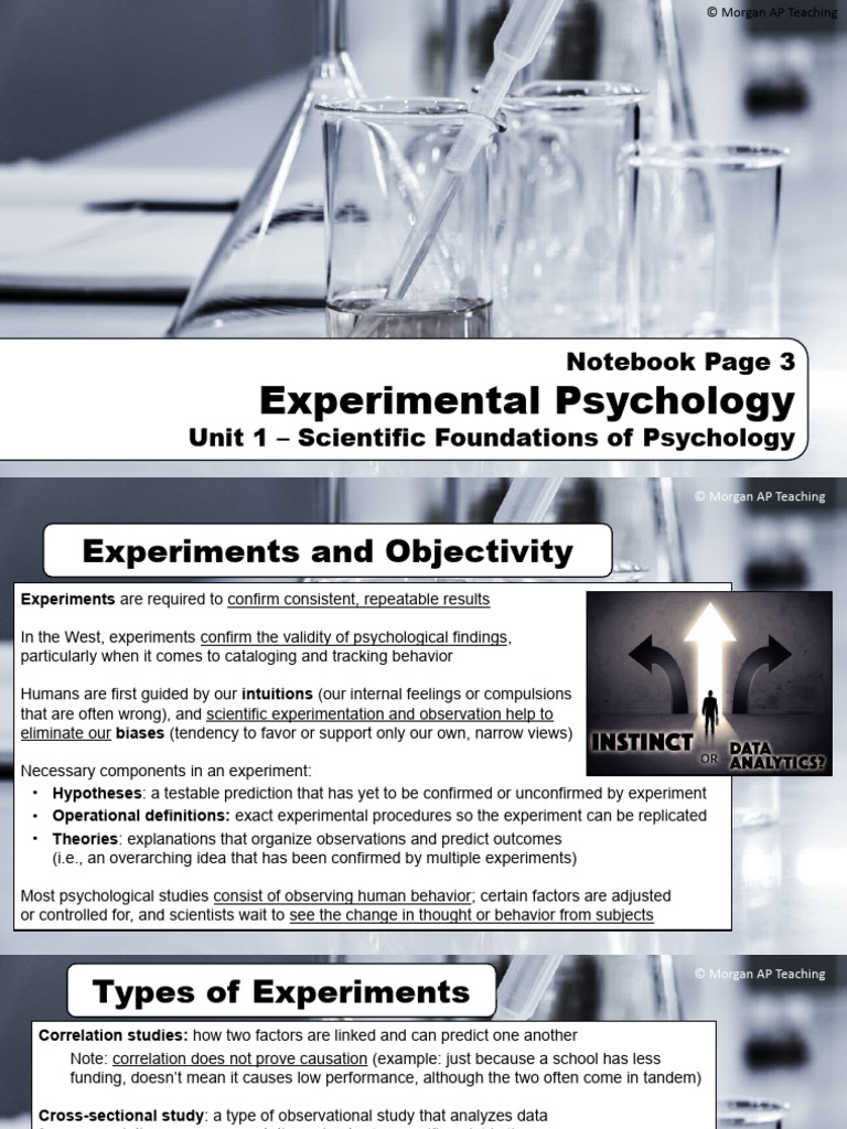 Notebook Page 3 - Experimental Psychology | Download Free PDF | Experiment | Statistics