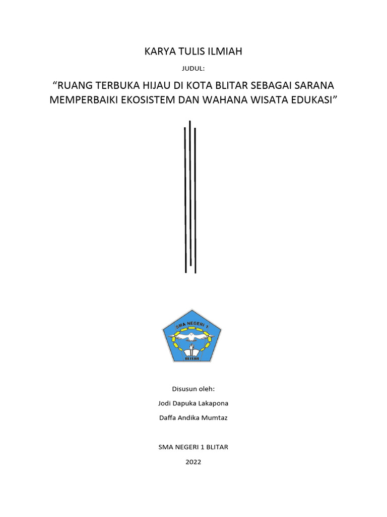 KARYA TULIS ILMIAH Daffa | PDF | Ilmu Sosial | Sains & Matematika