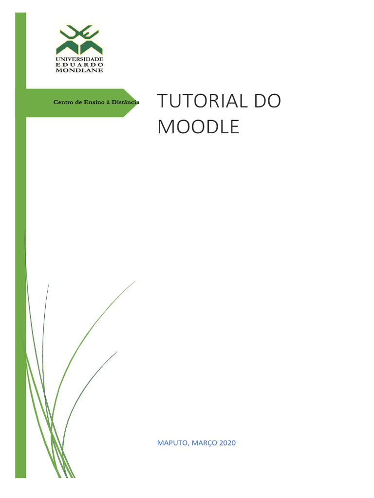 TUTORIAL Do MOODLE - ACtualizado | Download grátis PDF | Moodle | Informática