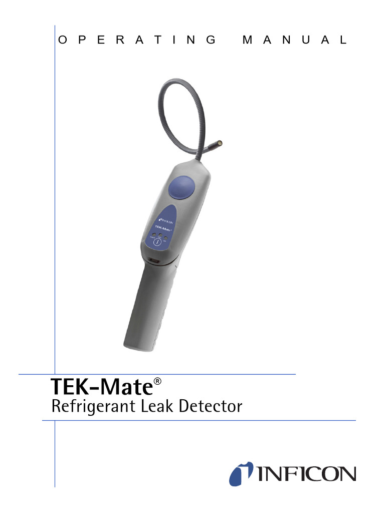TEK-Mate Refrigerant Leak Detector | Download Free PDF ...