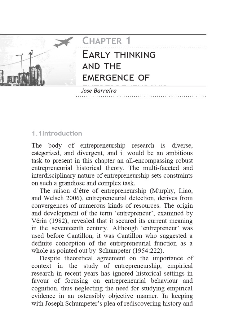 Evolution of ED | Download Free PDF | Entrepreneurship | Innovation