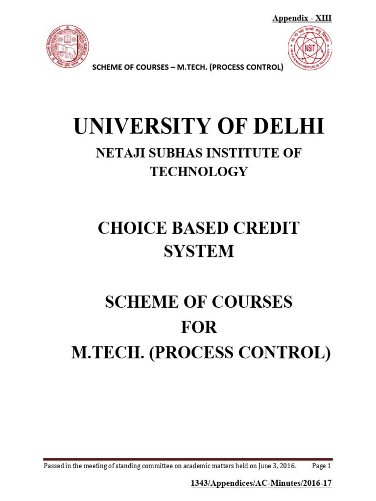 M.Tech ProcessControl | PDF | Control Theory