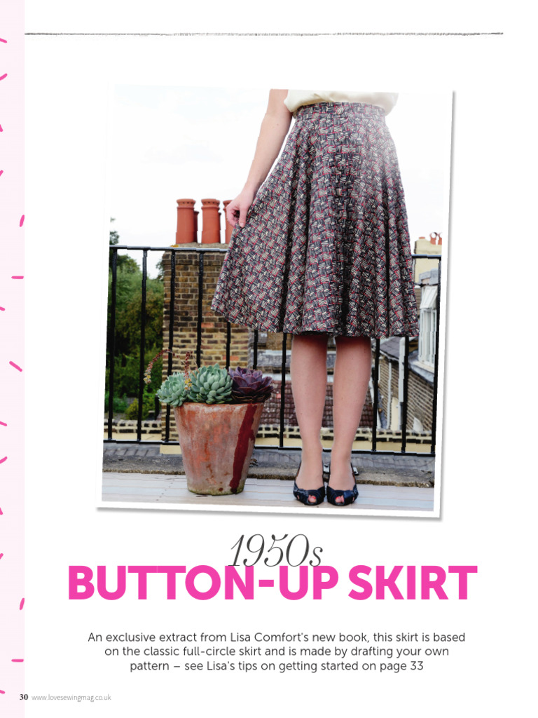 Lisa Comfort Skirt Project | PDF | Seam (Sewing) | Clothing