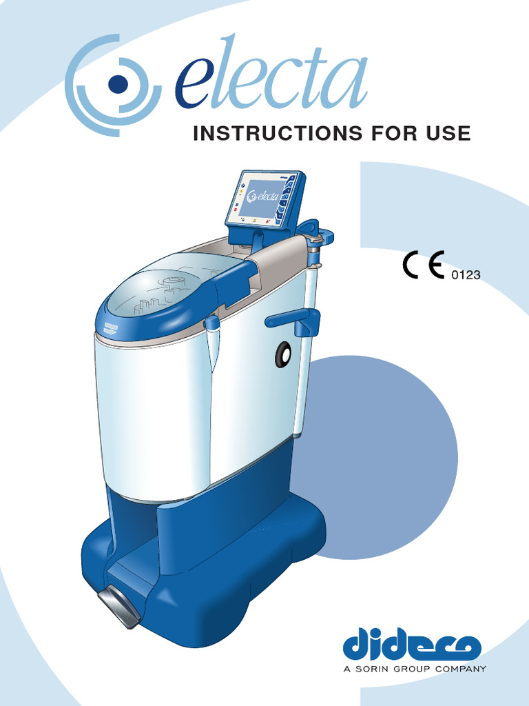 Cellsevar Electa User | PDF | Coagulation | Blood Transfusion