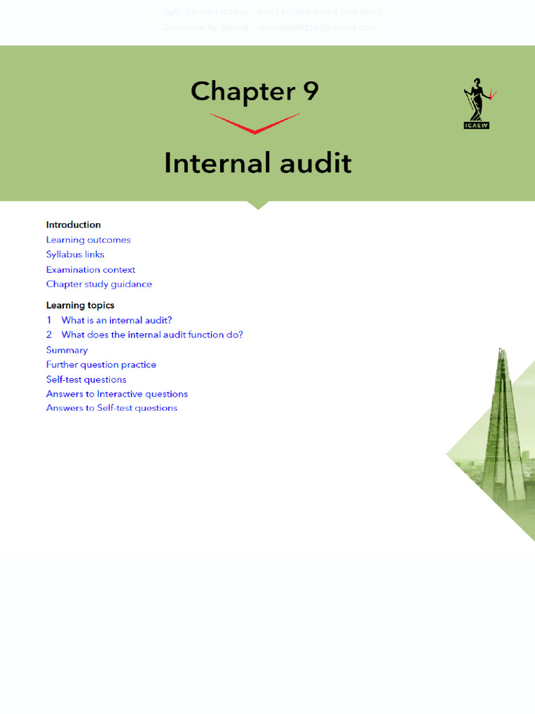 Chapter 6-7 Assurance Workbook | PDF | Audit | Internal Audit