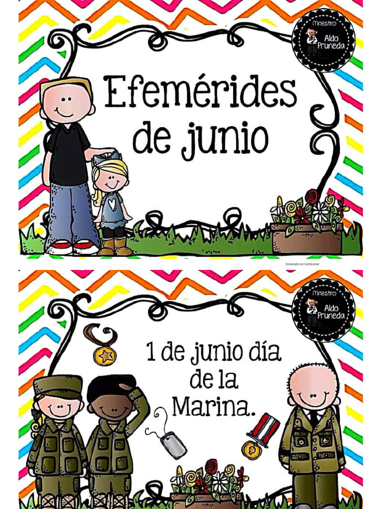 Efemerides Junio Aldo Pruneda | PDF