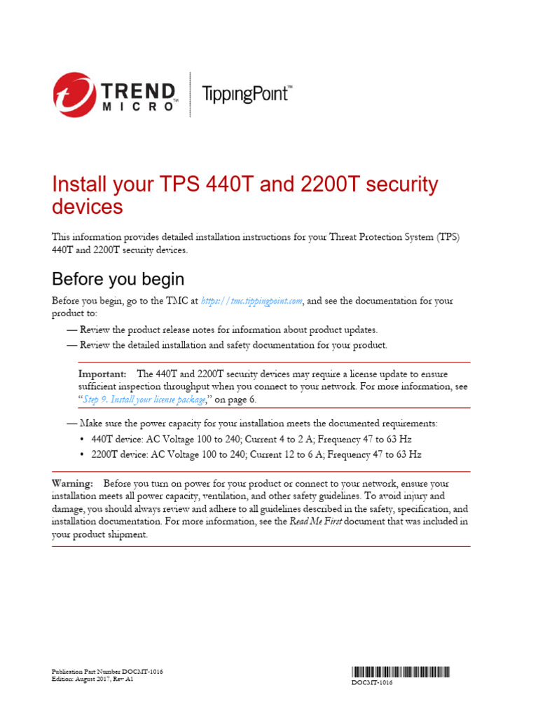 Tps Rev6 440T 2200T Install | PDF | Command Line Interface | Booting
