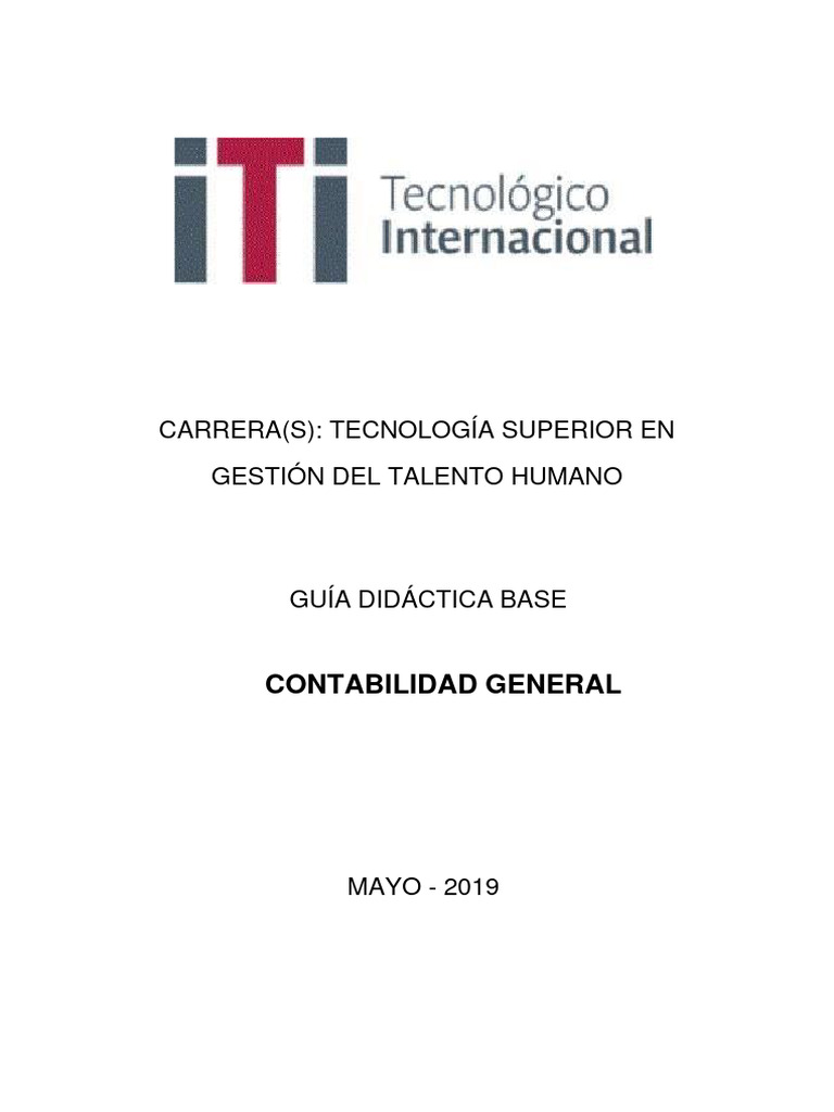Guia Base Contabilidad General | PDF | Contabilidad | Business