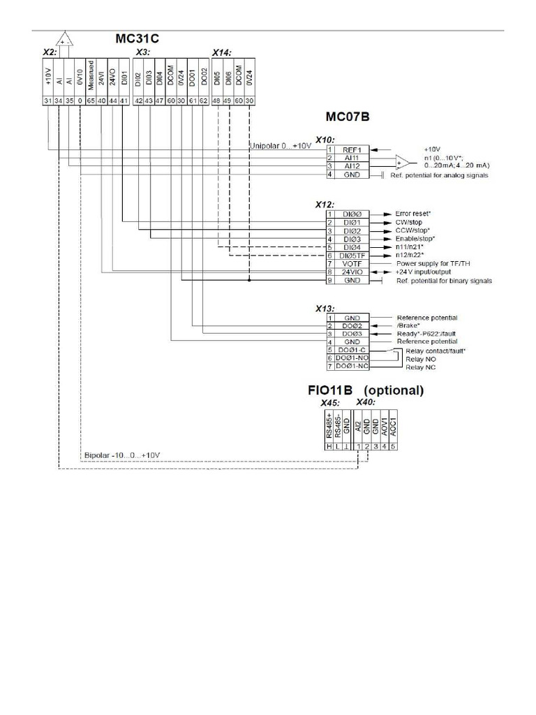 Conexionado M31C - 07B | PDF