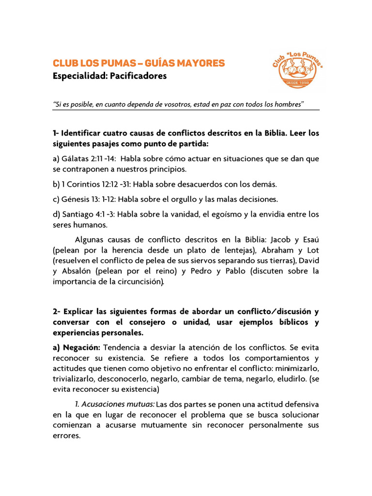Pacificadores | PDF