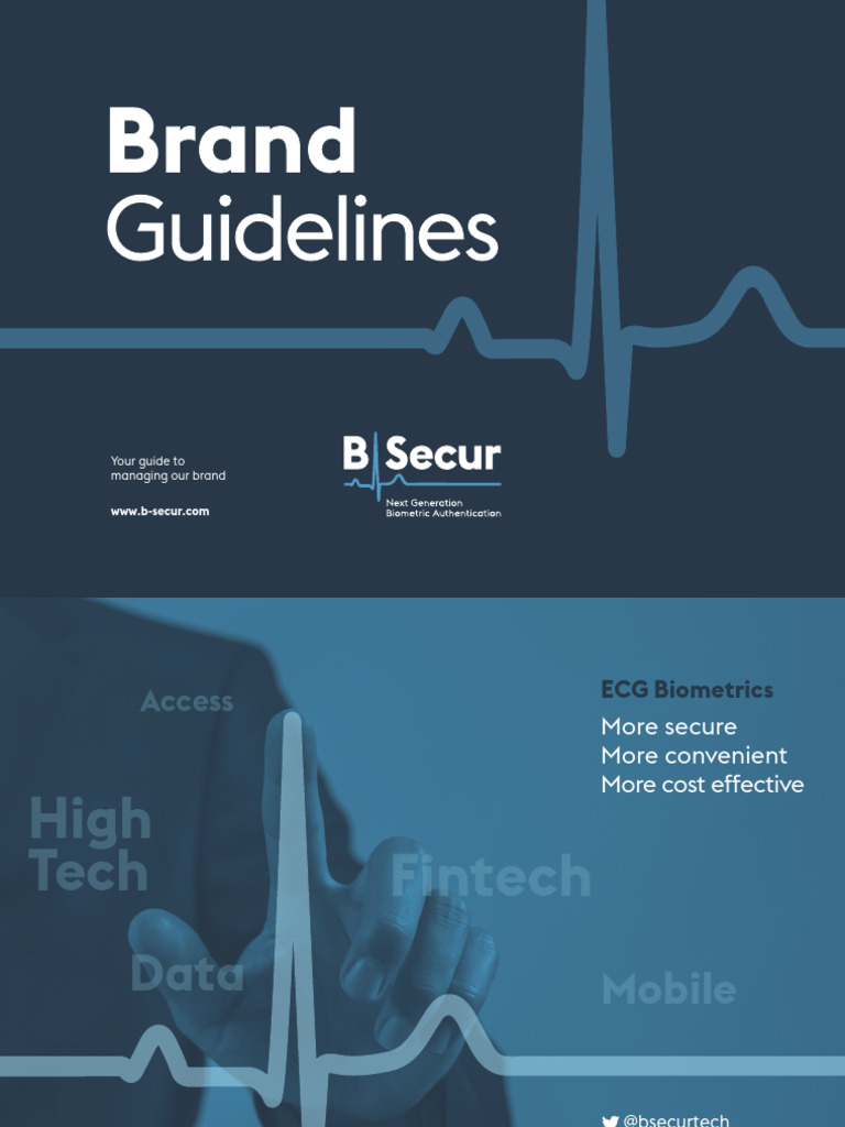 B-Secur Brand Guidelines | PDF | Logos | Biometrics