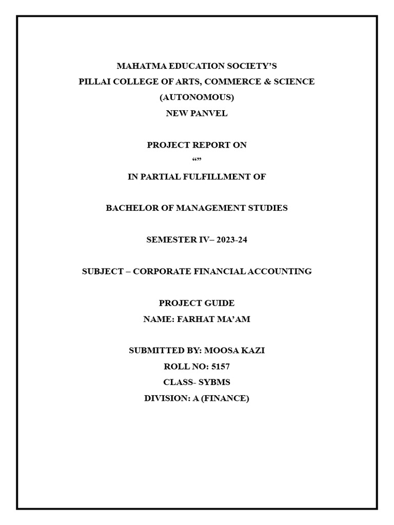 5157 Moosa Kazi CFA CA-2 Assignment | PDF | Stocks | Investing