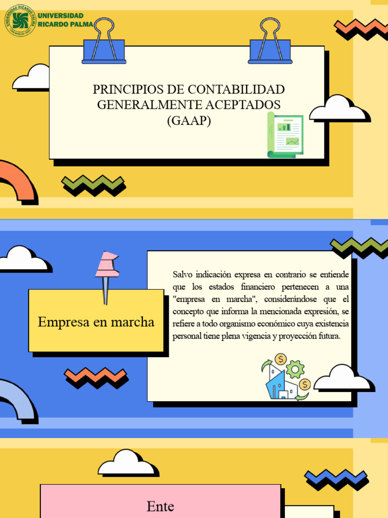 Principios de Contabilidad Generalmente Aceptados | PDF | Contabilidad ...