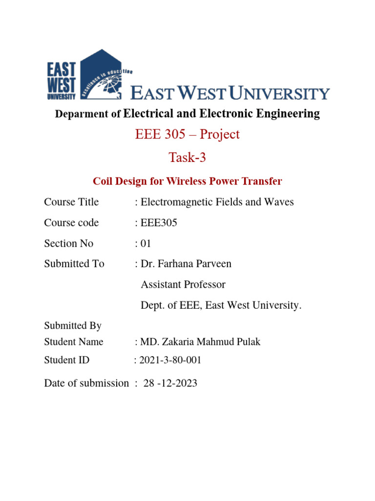 Eee 305 | PDF | Inductance | Inductor