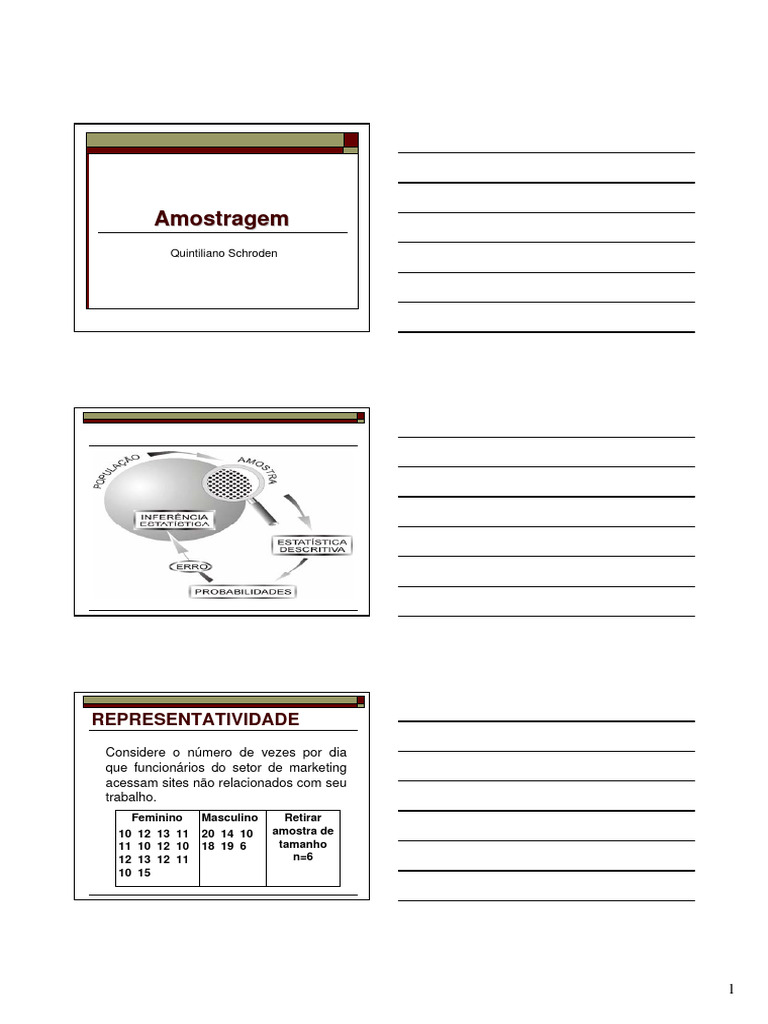 Métodos de Amostragem: Tipos e Exemplos | PDF | Amostragem (Estatística ...
