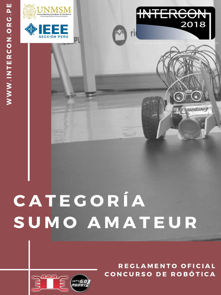 Bases Intercon Sumo Amateur | PDF | Robot | Robótica