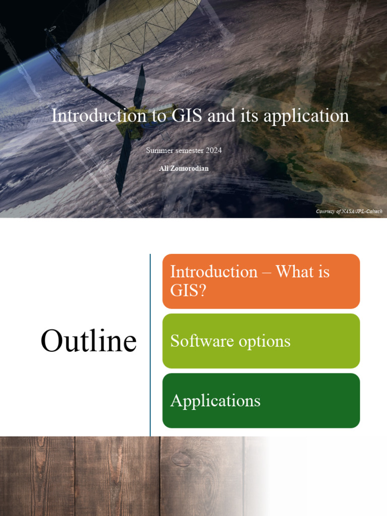 Session1 Introduction Applications | PDF | Geographic Information ...
