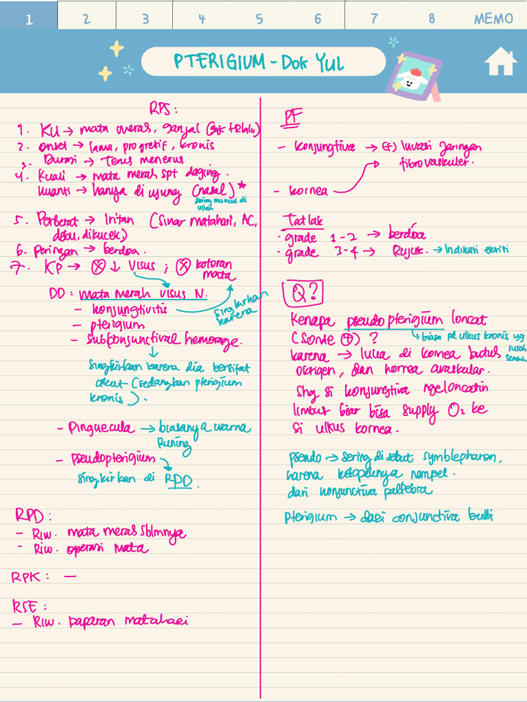 Biko Dokyul BLM Lengkap - KSI PTERIGIUM | PDF