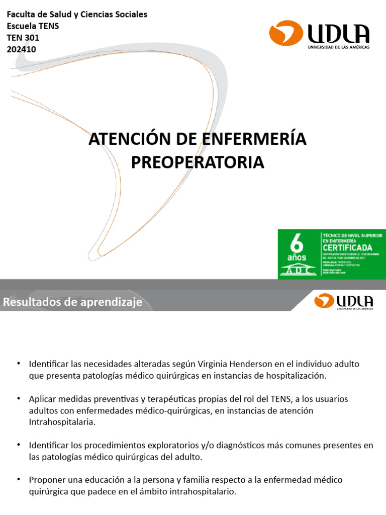 Clase 2 Preoperatorio | PDF | Cirugía | Hospital
