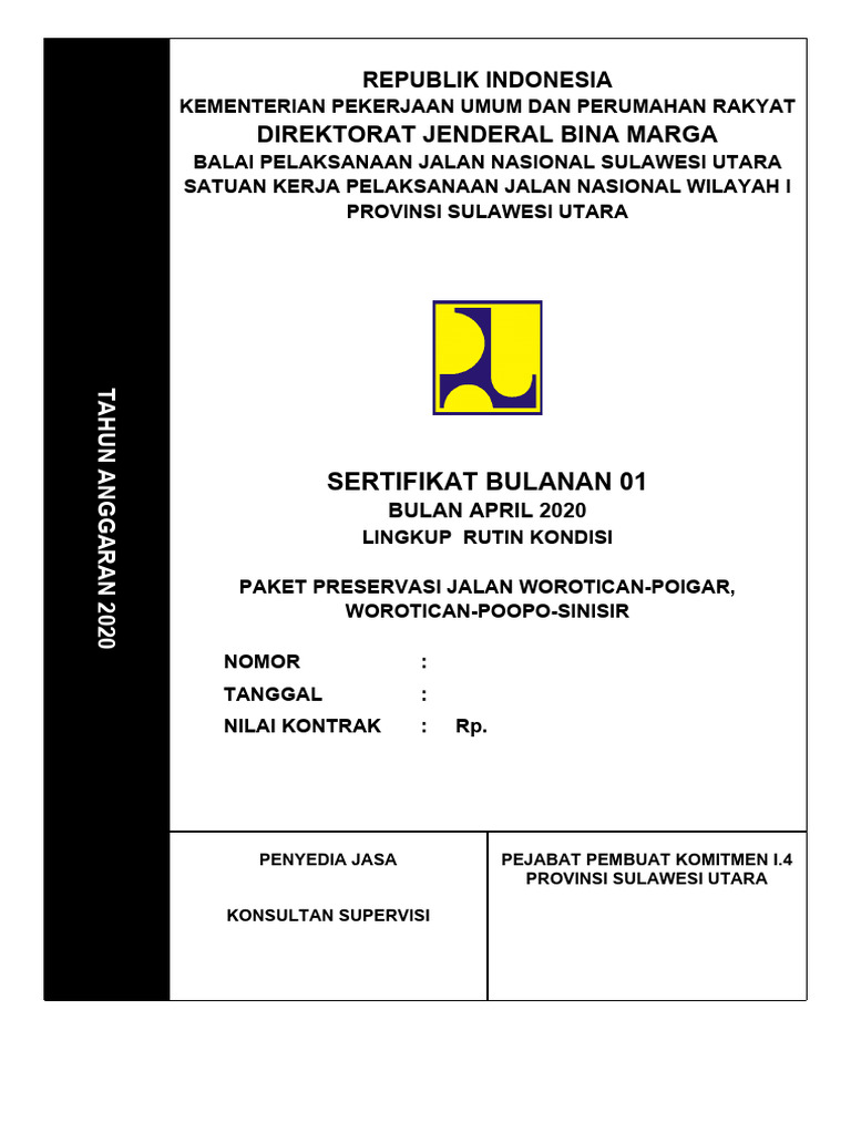 Contoh Cover MC | PDF