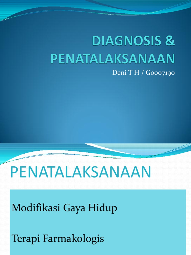 Diagnosis & Penatalaksanaan HHD | PDF