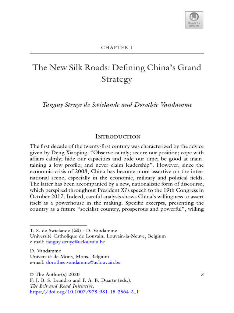 Defining China's Grand Strategy | PDF | China | World Politics