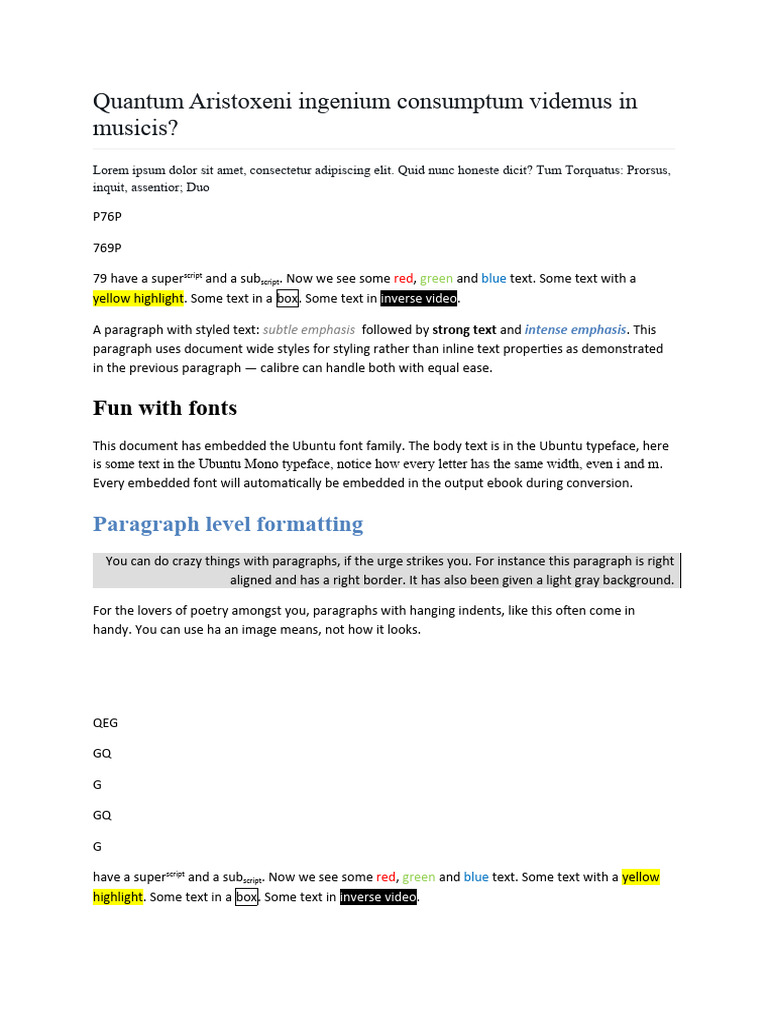 Sample 2 | PDF | Typefaces | Paragraph