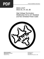 Stress Cones Selection Chart | PDF | Cable | Electrical Connector
