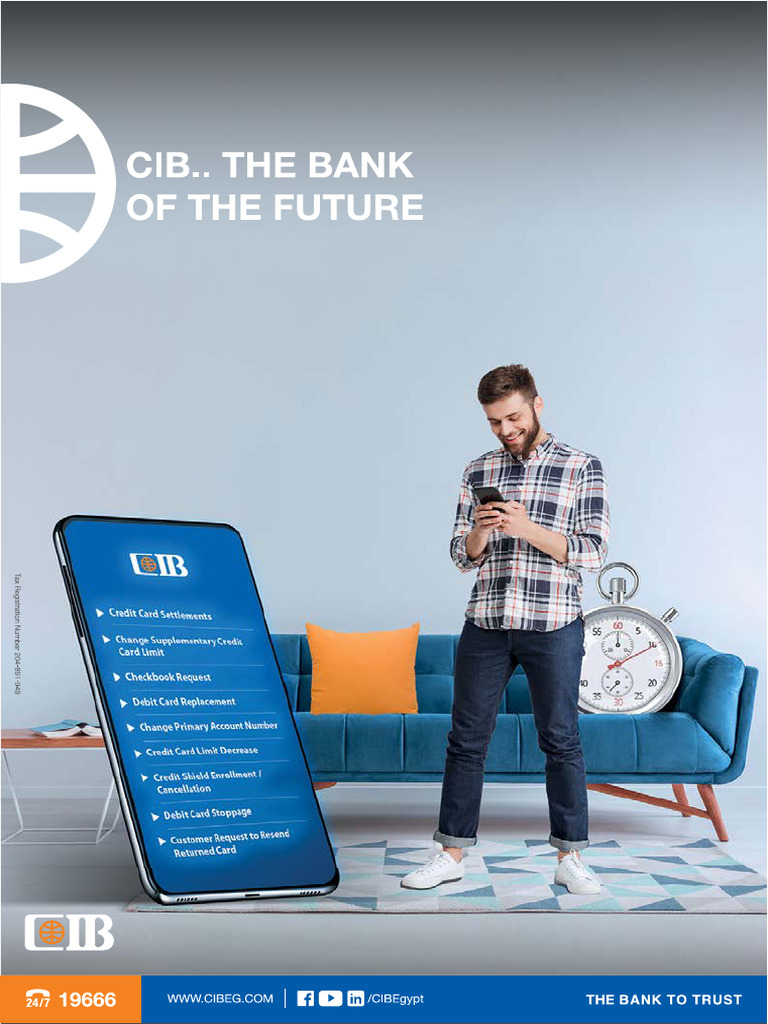 CIB - User Guide English | PDF | Debit Card | Credit Card