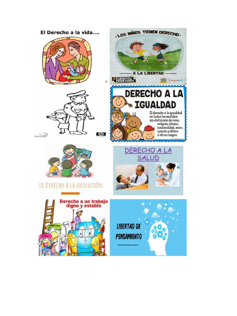 Derechos Con Imagenes | PDF