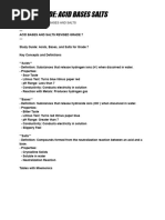 Mnemonics for Strong Acids and Bases | PDF | Acid | Analytical Chemistry