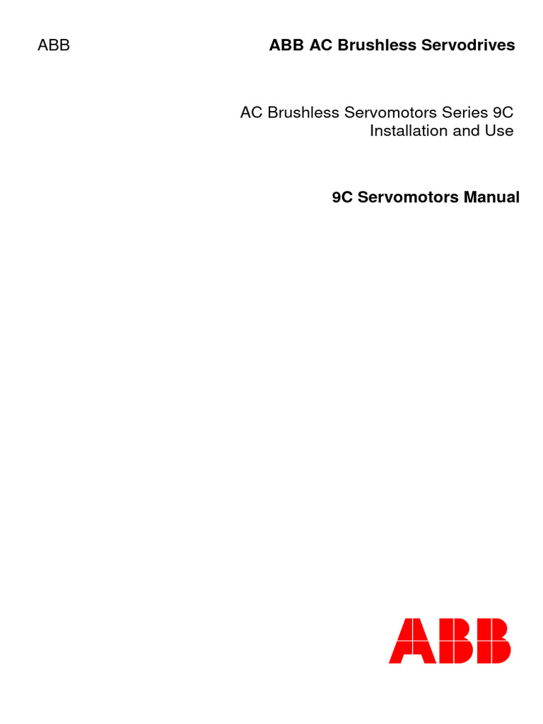 ABB - 9c Motors Manual Manum09 Rev e | PDF | Electric Motor ...