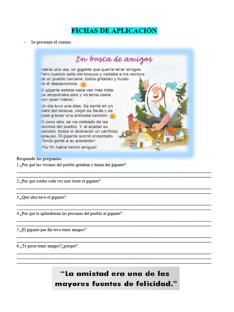 6º Cuentos de Comprension Lectora 13 - 04-24 | PDF