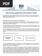 Chevening Scholarship Application Timeline 2025 | PDF | Finance & Money ...
