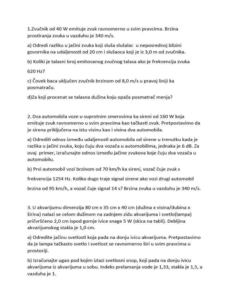 Primer Kolokvijuma 2 Na Srpskom | PDF