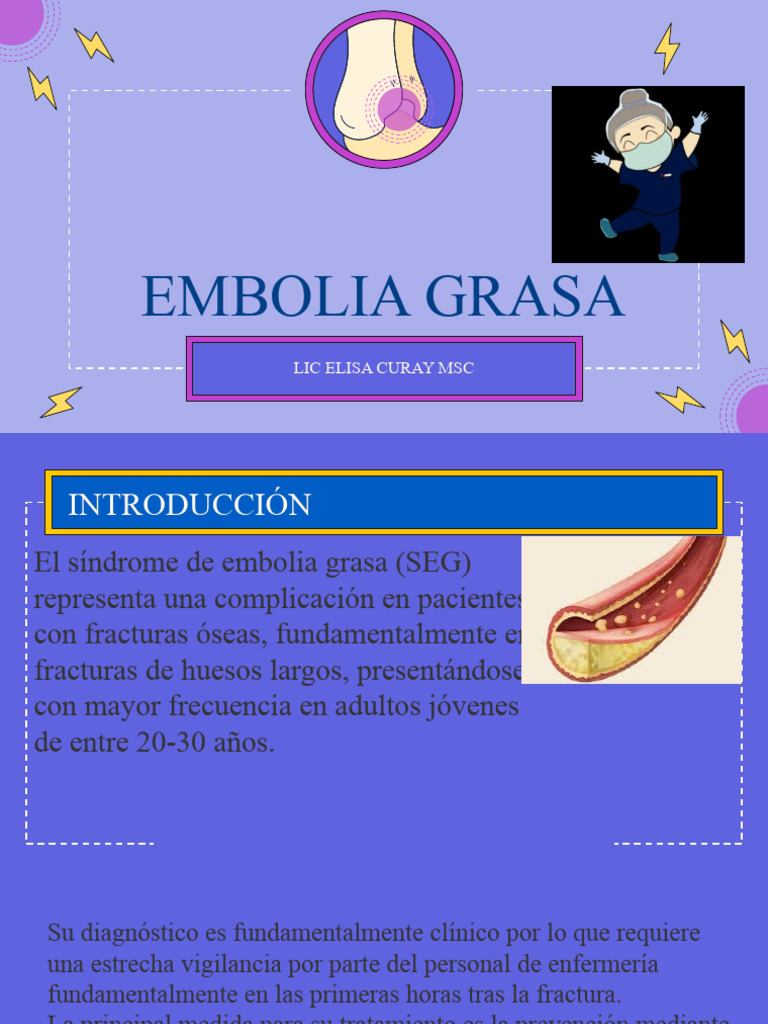 Embolia Grasa | Descargar gratis PDF | Embolia | Hueso